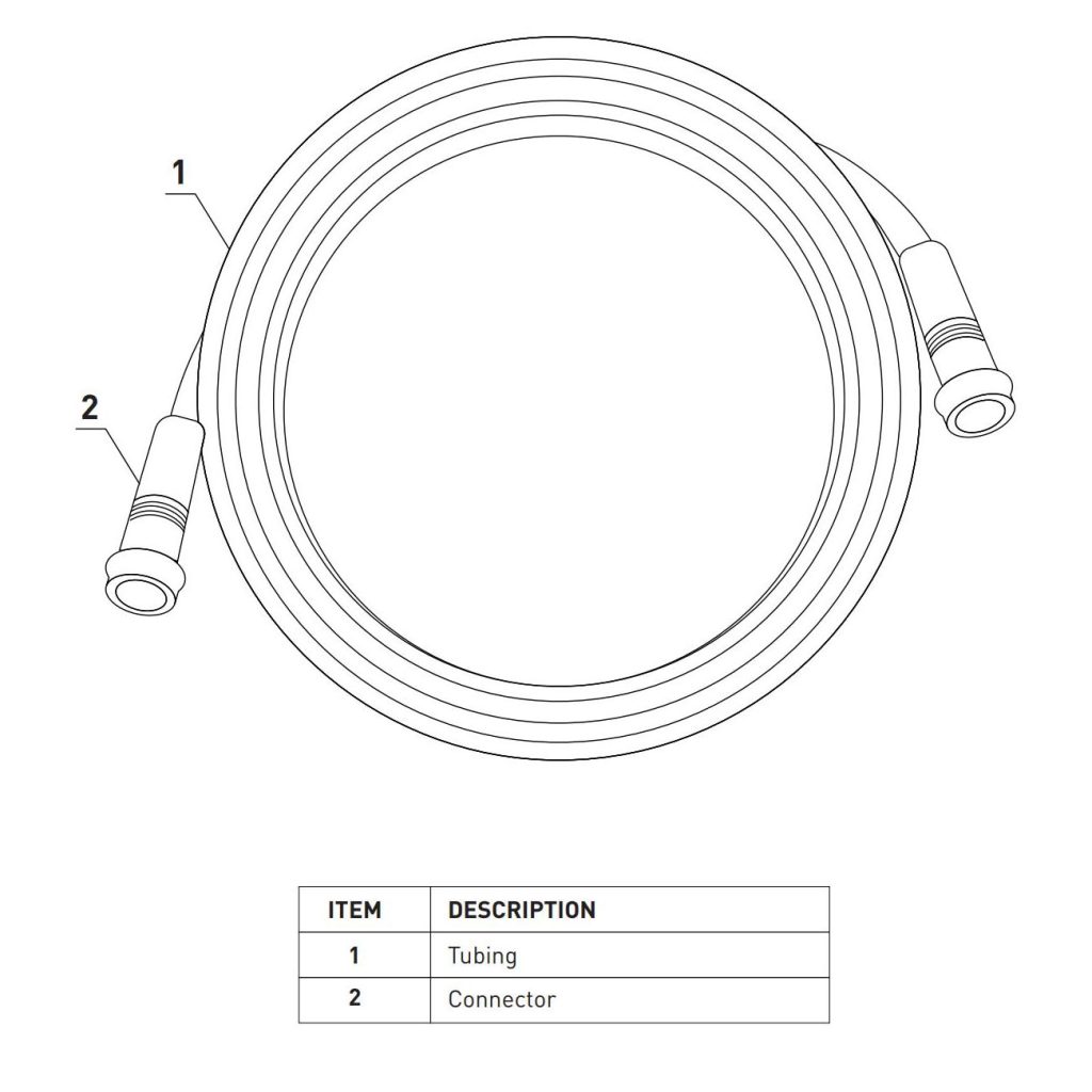 4m Oxygen Tubing Extension