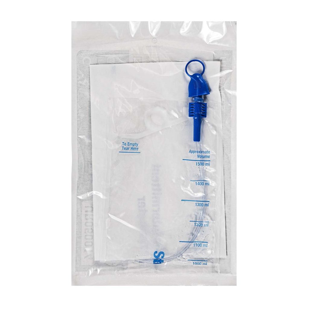 Intermittent Catheter System, Pre Lubricated Gel, 1500mL Bag