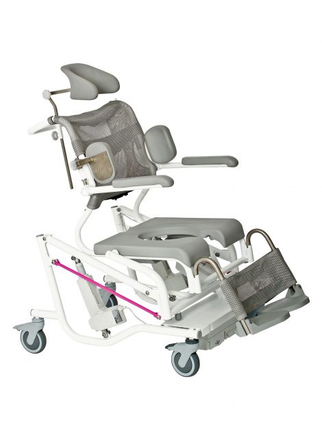 M2 Multi-Tip Shower Commode Chair