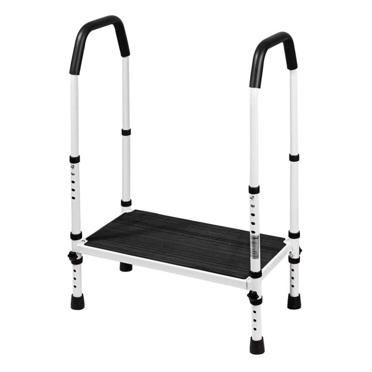 Step Up Stool with Handrails