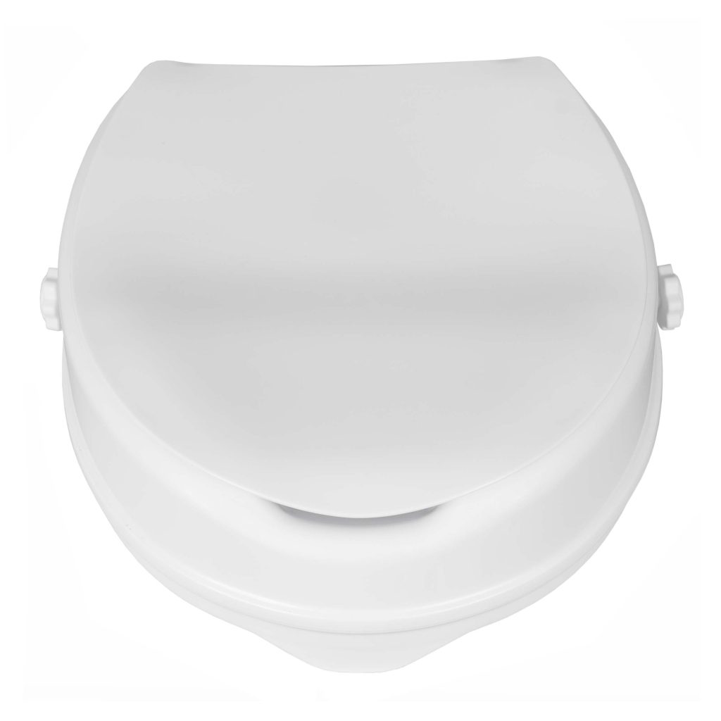Raised Toilet Seat With Lid